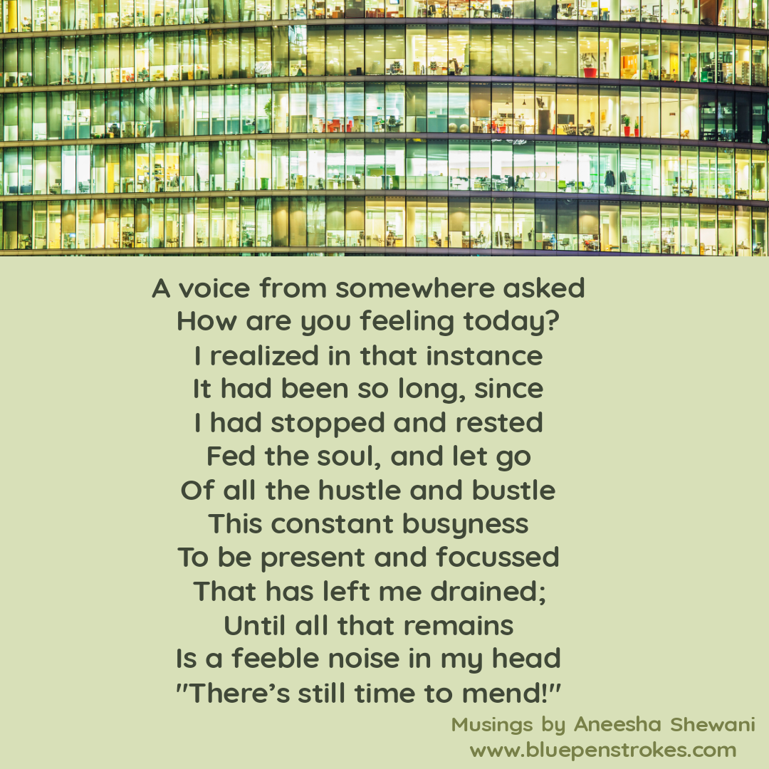 Time-out – Blue Pen Strokes